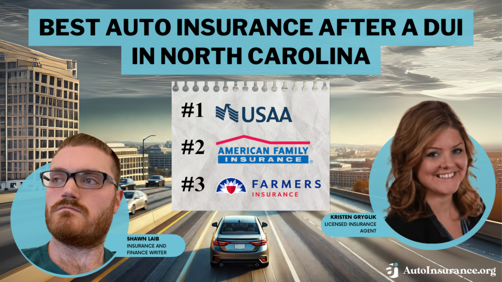Best Auto Insurance After a DUI in North Carolina (See the Top 10 ...