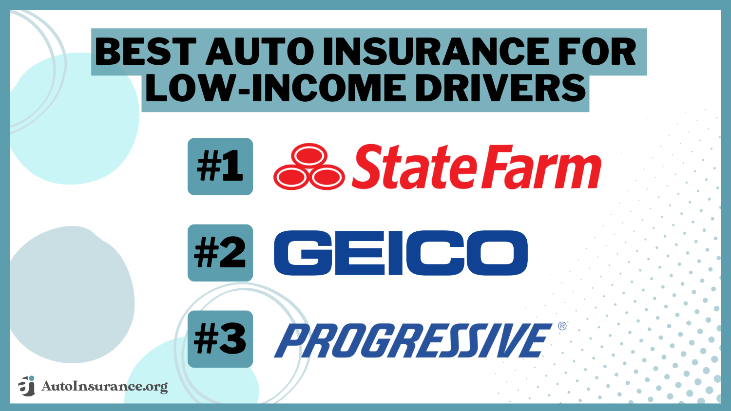 Best Auto Insurance for Low-Income Drivers in 2024 (Our Top 10 Picks ...