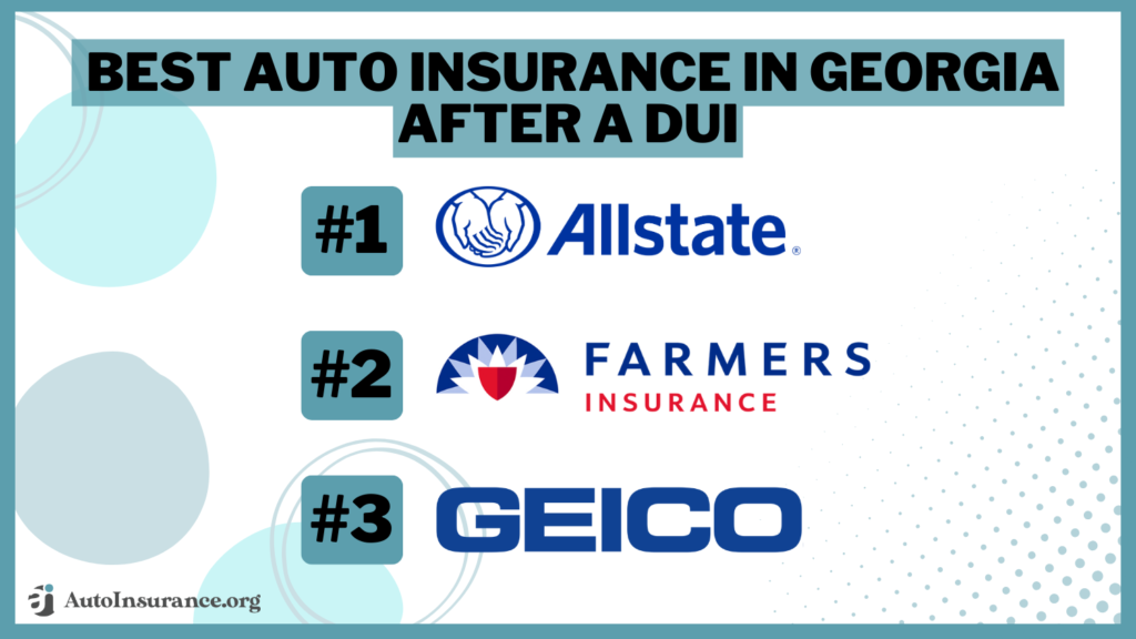 Best Auto Insurance After a DUI in Georgia (Top 10 Providers for 2025 ...