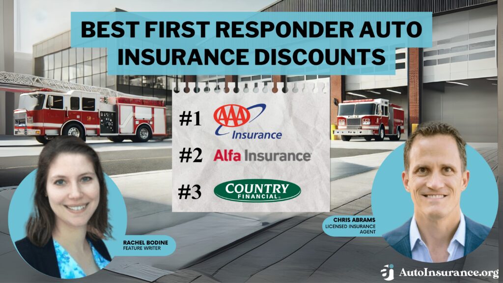 Best First Responder Auto Insurance Discounts in 2025 | AutoInsurance.org
