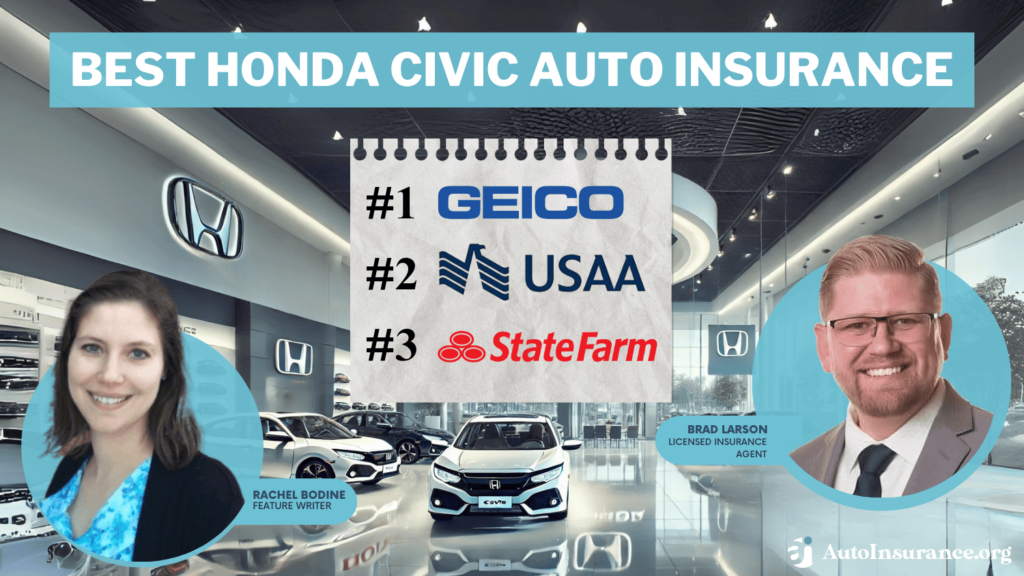 Best Honda Civic Auto Insurance in 2025 (Find the Top 10 Providers Here ...