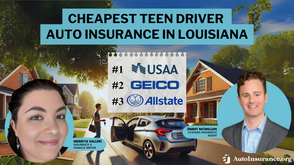 Cheapest Teen Driver Auto Insurance in Louisiana for 2025 (8 Most ...