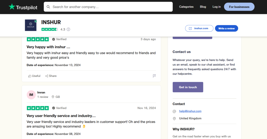 Inshur Auto Insurance Review for 2025 (Rates & Discounts Analyzed ...