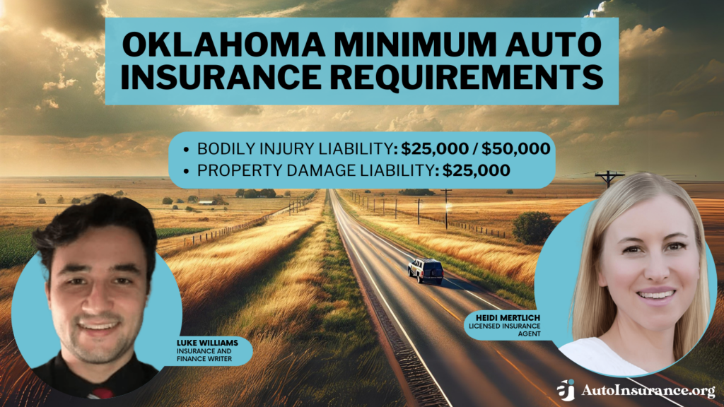 Oklahoma Minimum Auto Insurance Requirements for 2025 (What Drivers in ...