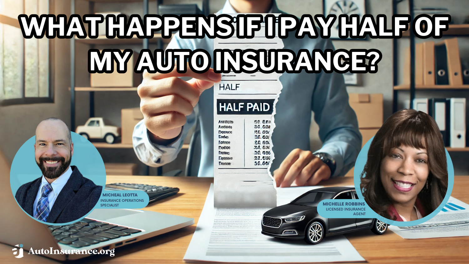 What happens if I pay half of my auto insurance? | AutoInsurance.org