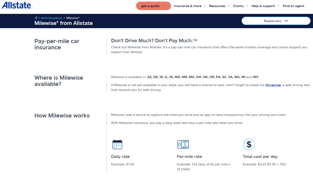 Allstate Milewise Review (2025) | AutoInsurance.org