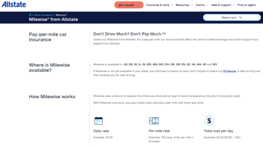 Allstate Milewise Review (2025) | AutoInsurance.org