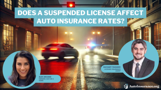 Does a suspended license affect auto insurance rates? | AutoInsurance.org