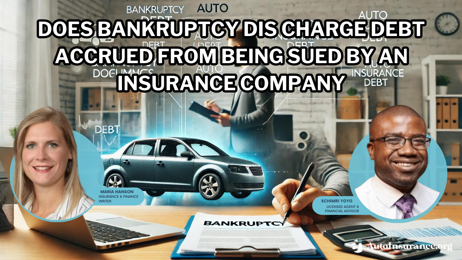 Does auto insurance cover bankruptcy from being sued by an insurance ...