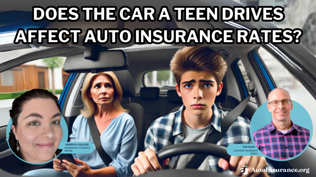 Does the car a teen drives affect auto insurance rates? (2024 ...