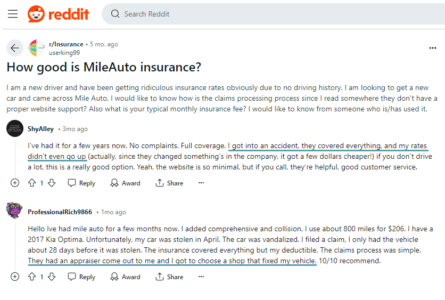 Mile Auto Insurance Review for 2025 (See if This Provider Is Right for ...