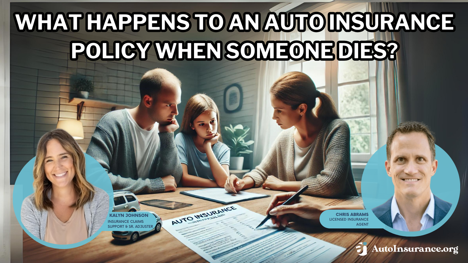 What happens to an auto insurance policy when someone dies ...