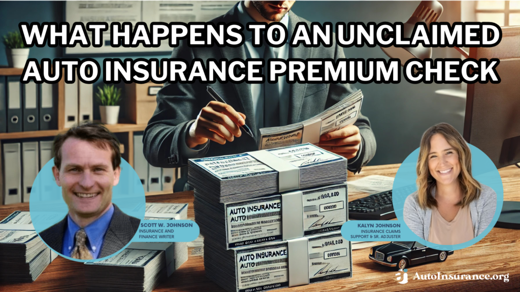 What happens to an unclaimed auto insurance premium check ...