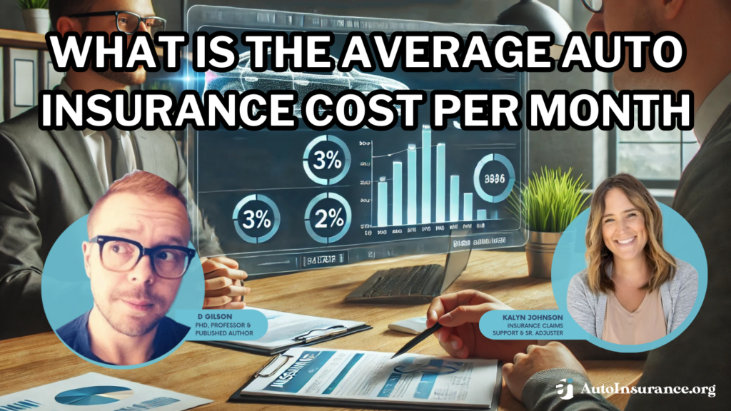 What is the average auto insurance cost per month? | AutoInsurance.org