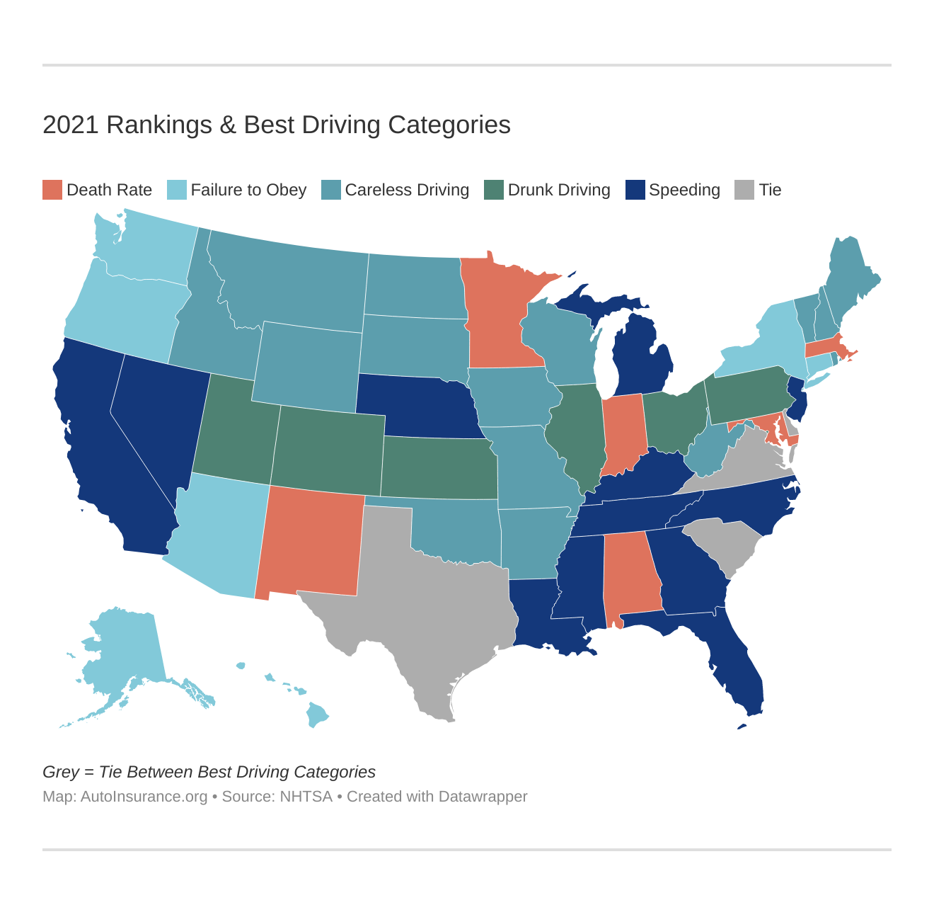 Best Drivers in the U.S. by State [2021 Study] - Auto Insurance ...